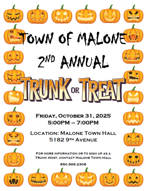 Upcoming Events | Malone Florida