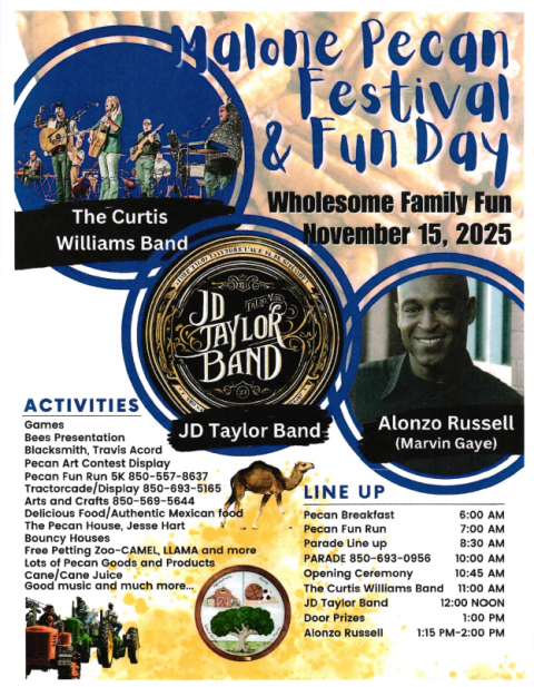 Upcoming Events | Malone Florida
